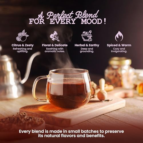 premium herbal tea selection for relaxation