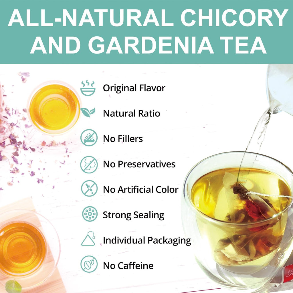 Premium herbal tea with gardenia