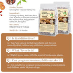 Premium herbal tea with ginseng extract