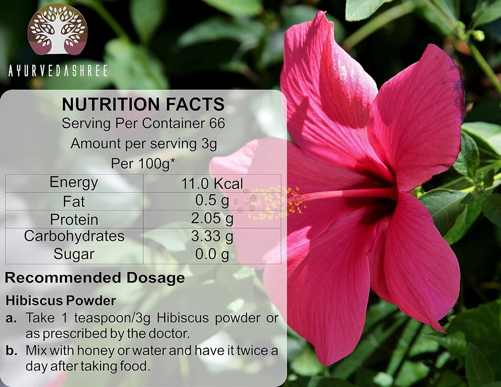 premium hibiscus flower powder for health