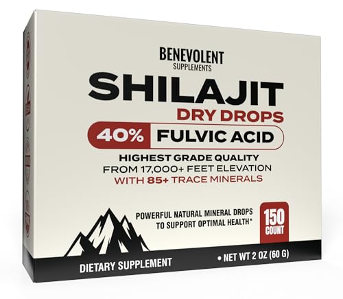 Premium Himalayan Shilajit dry drops