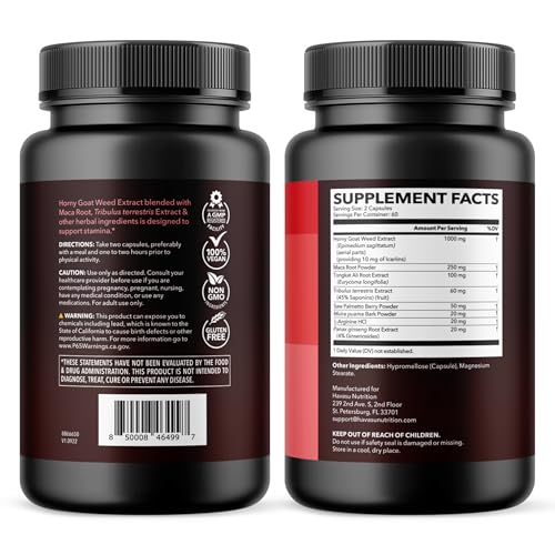 premium horny goat weed herbal formula
