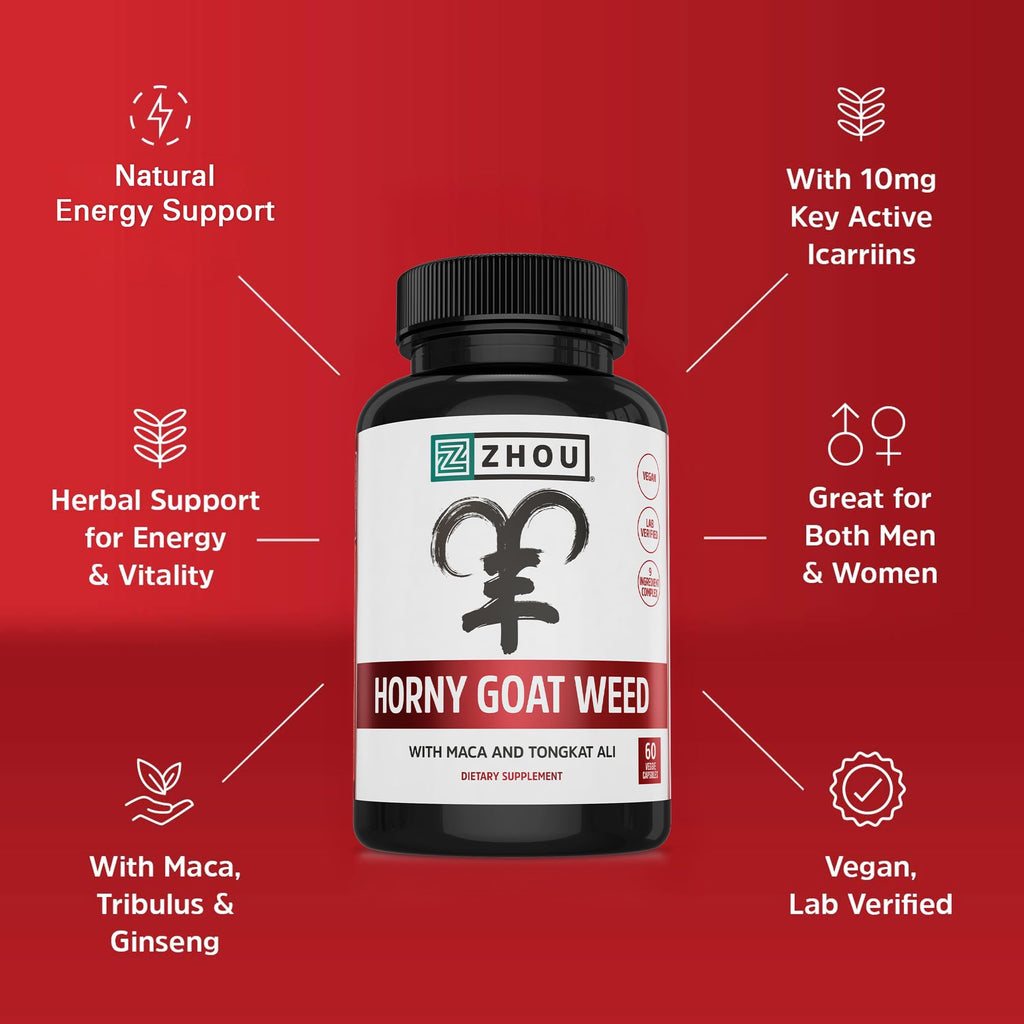 premium horny goat weed veggie capsules