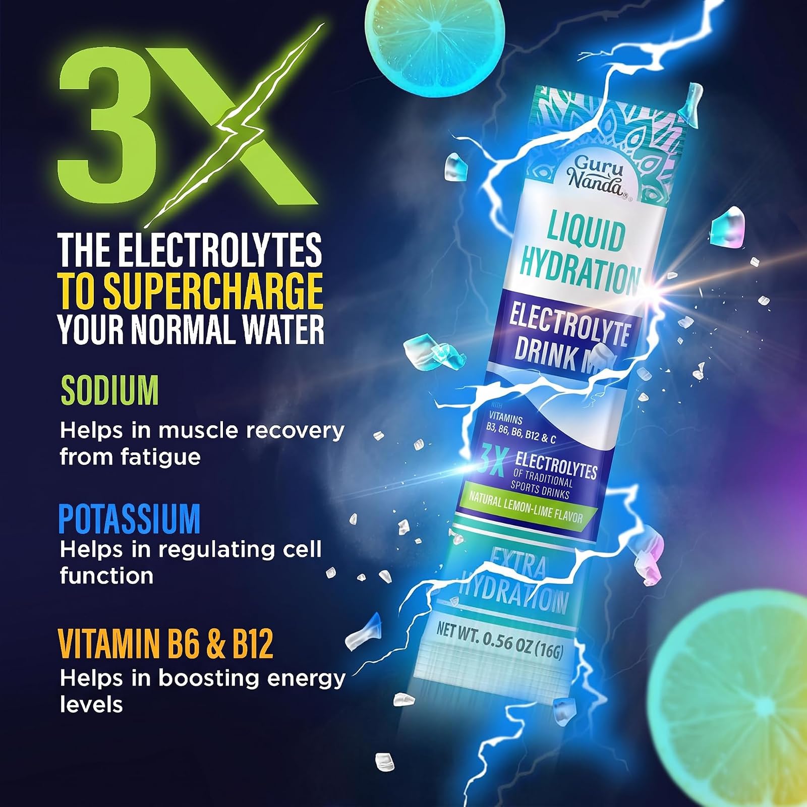 premium hydration support electrolyte powder