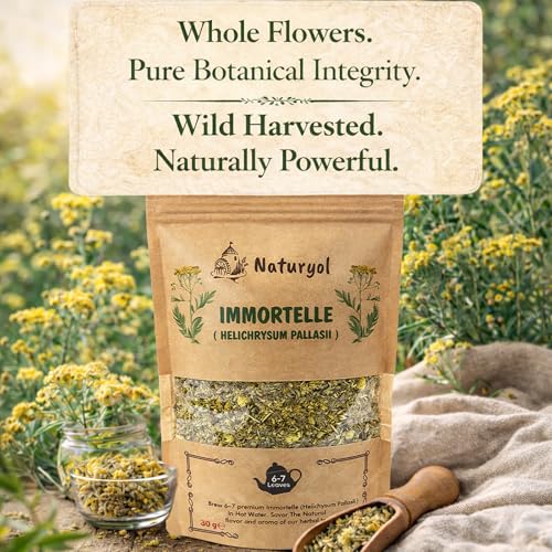 premium immortelle flowers for brewing