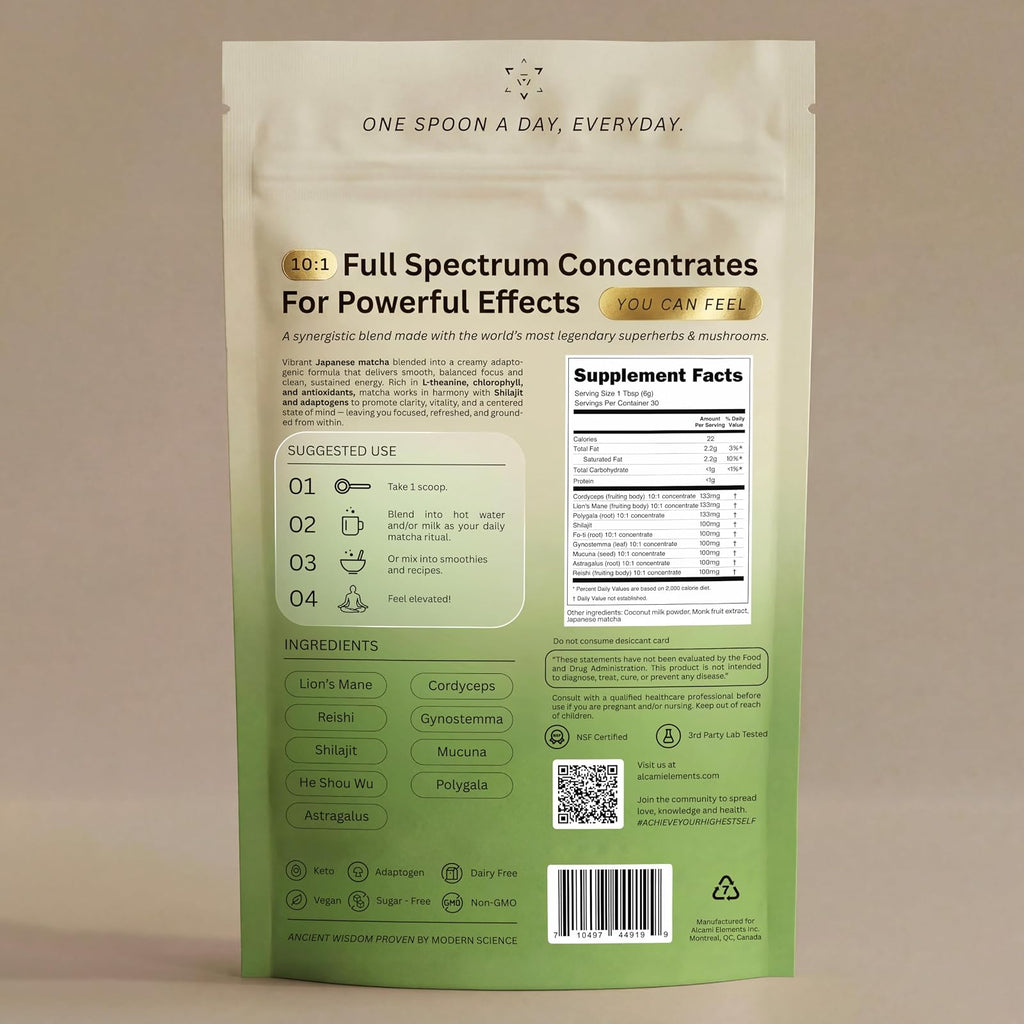 premium Japanese matcha mushrooms