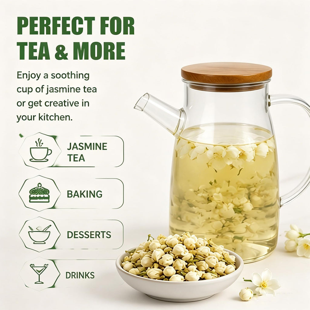 premium jasmine flowers for cooking