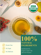 premium jasmine green tea bags