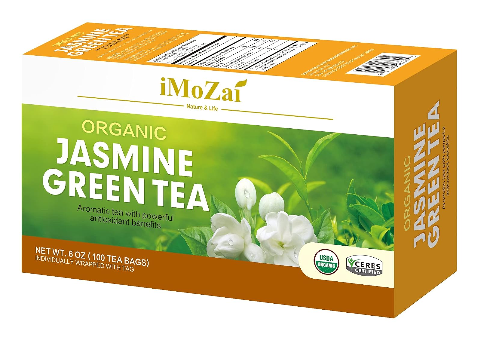 premium jasmine green tea bags
