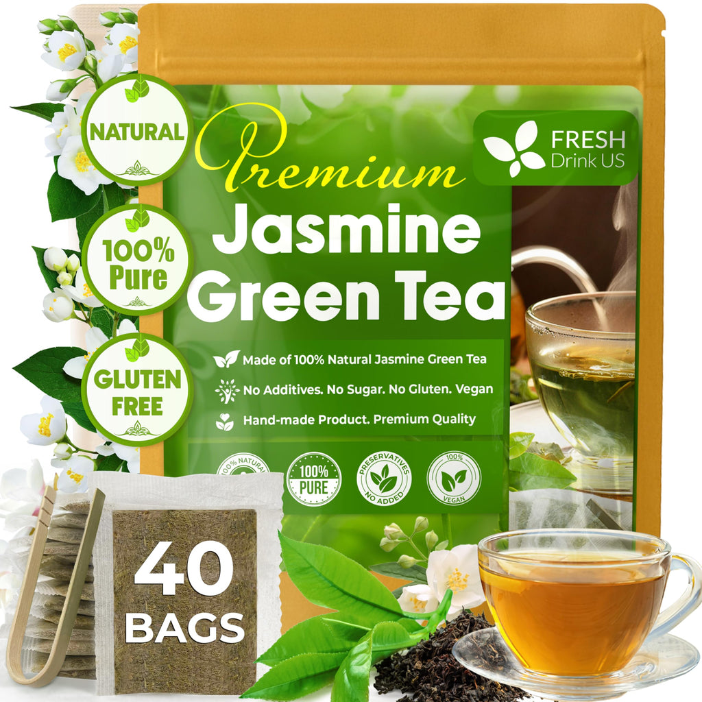 premium jasmine green tea bags