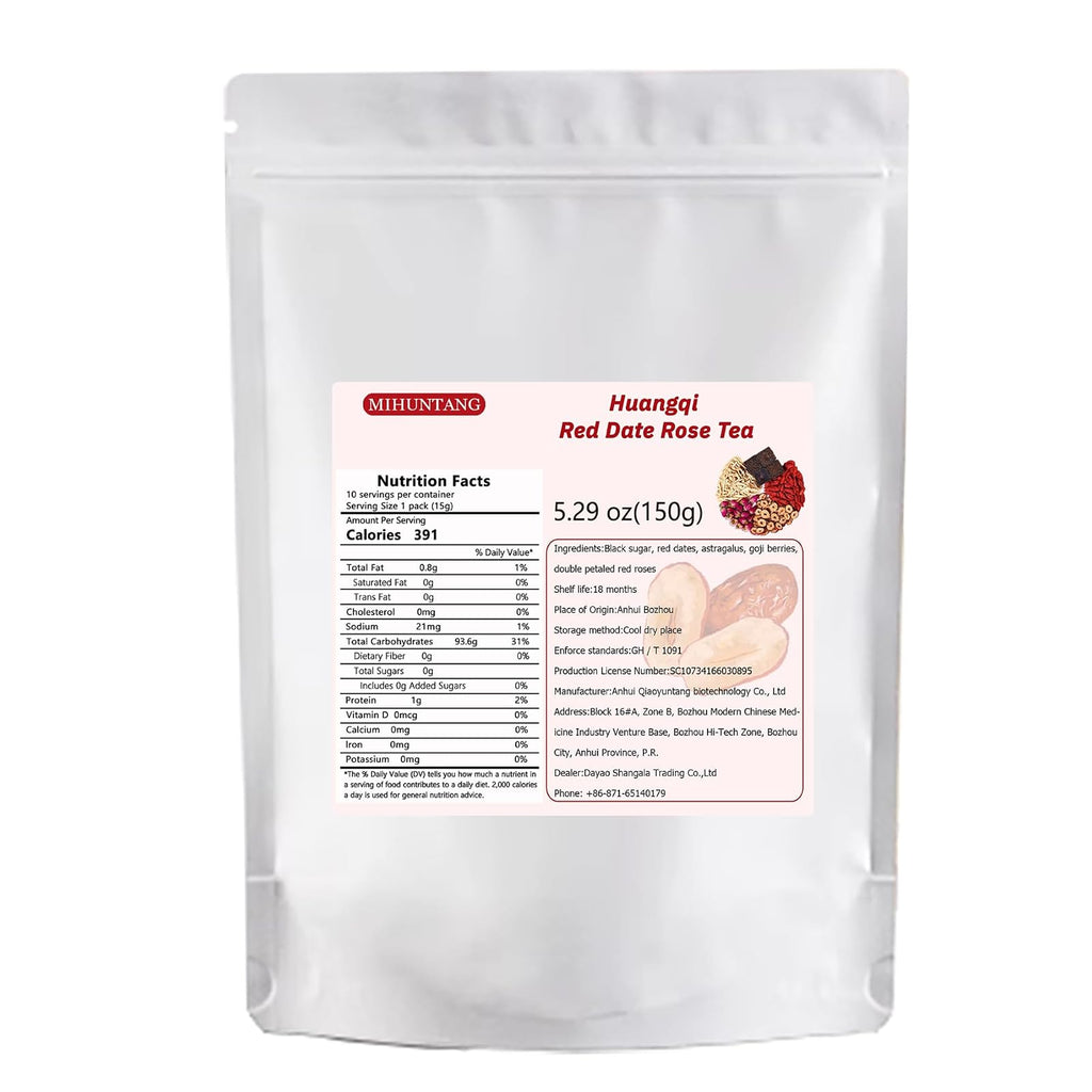 Premium jujube rose tea blend