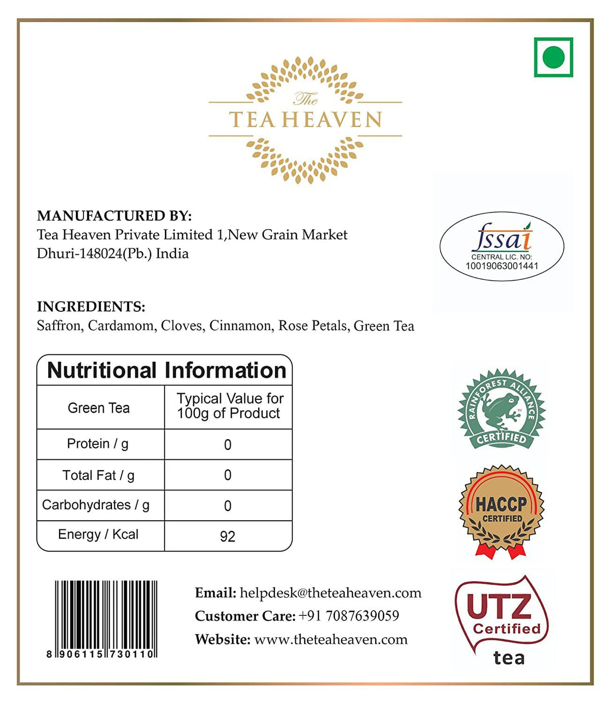 premium Kashmiri Kahwa tea leaves