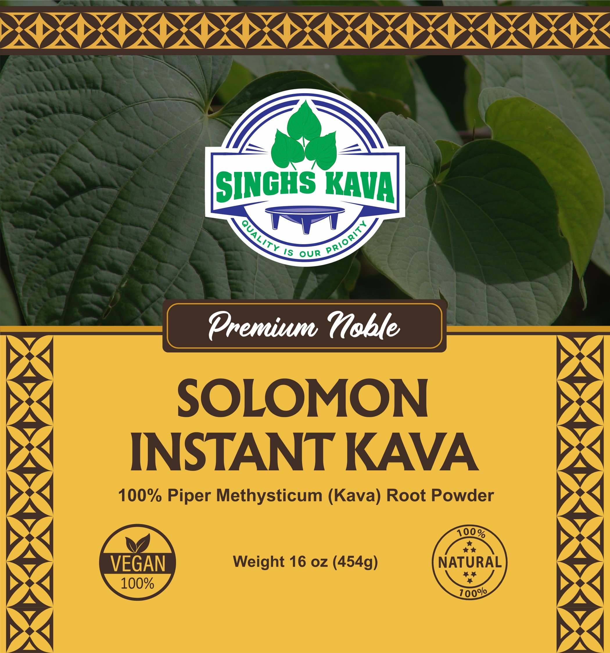 premium kava kava powder quality