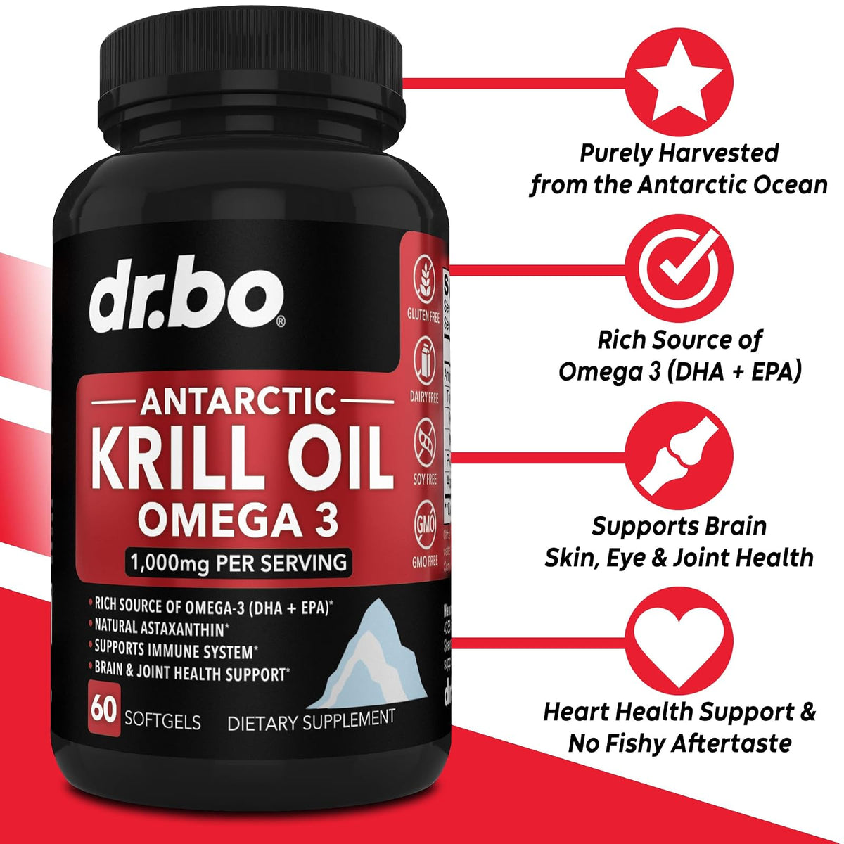 premium krill oil softgels