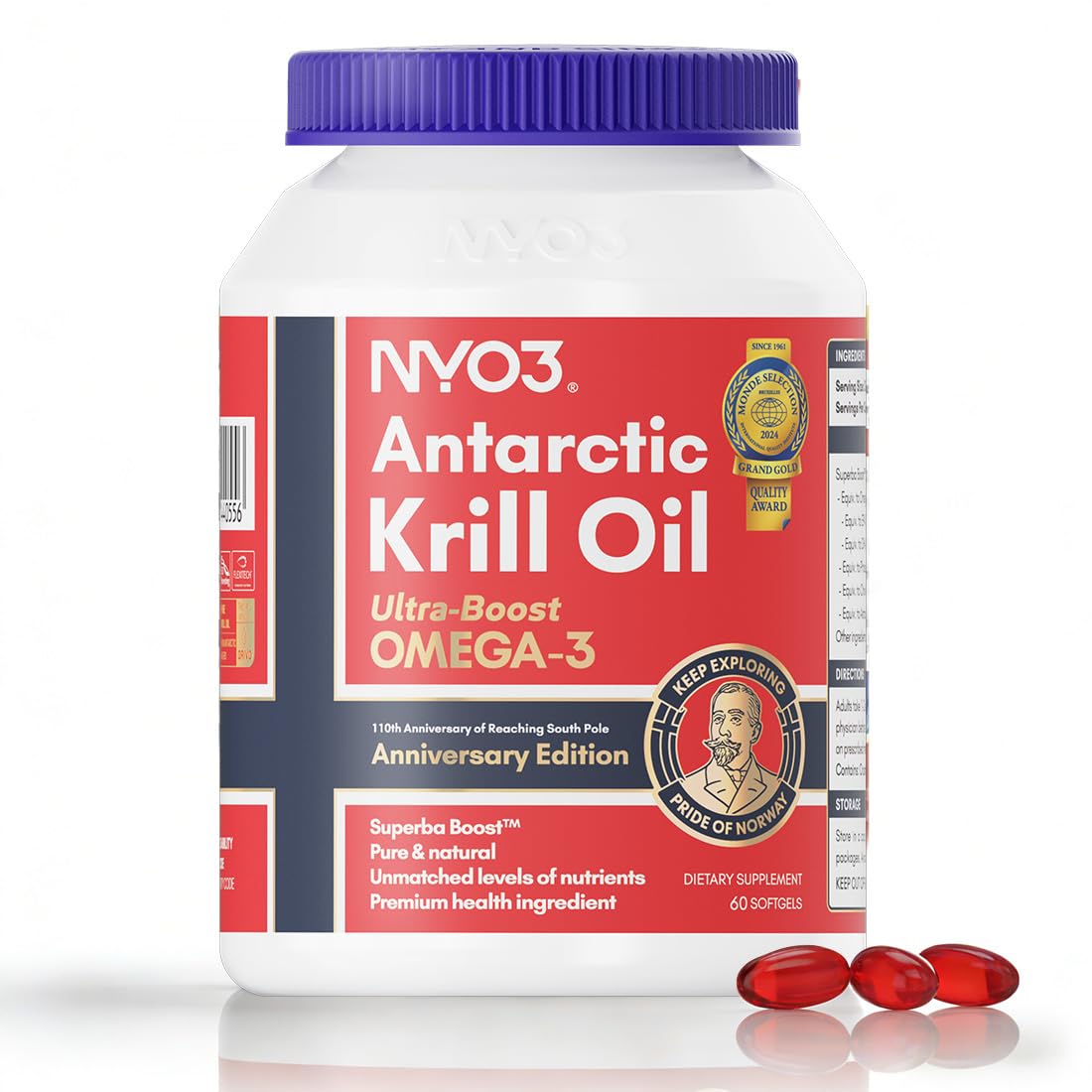 premium krill oil softgels