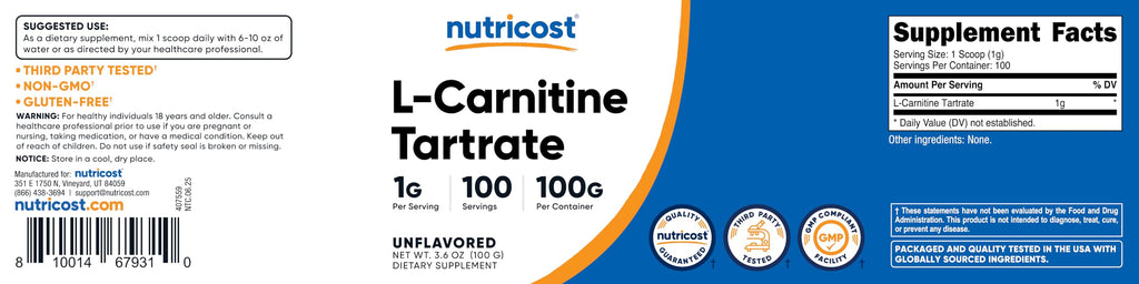 premium L-Carnitine powder for athletes