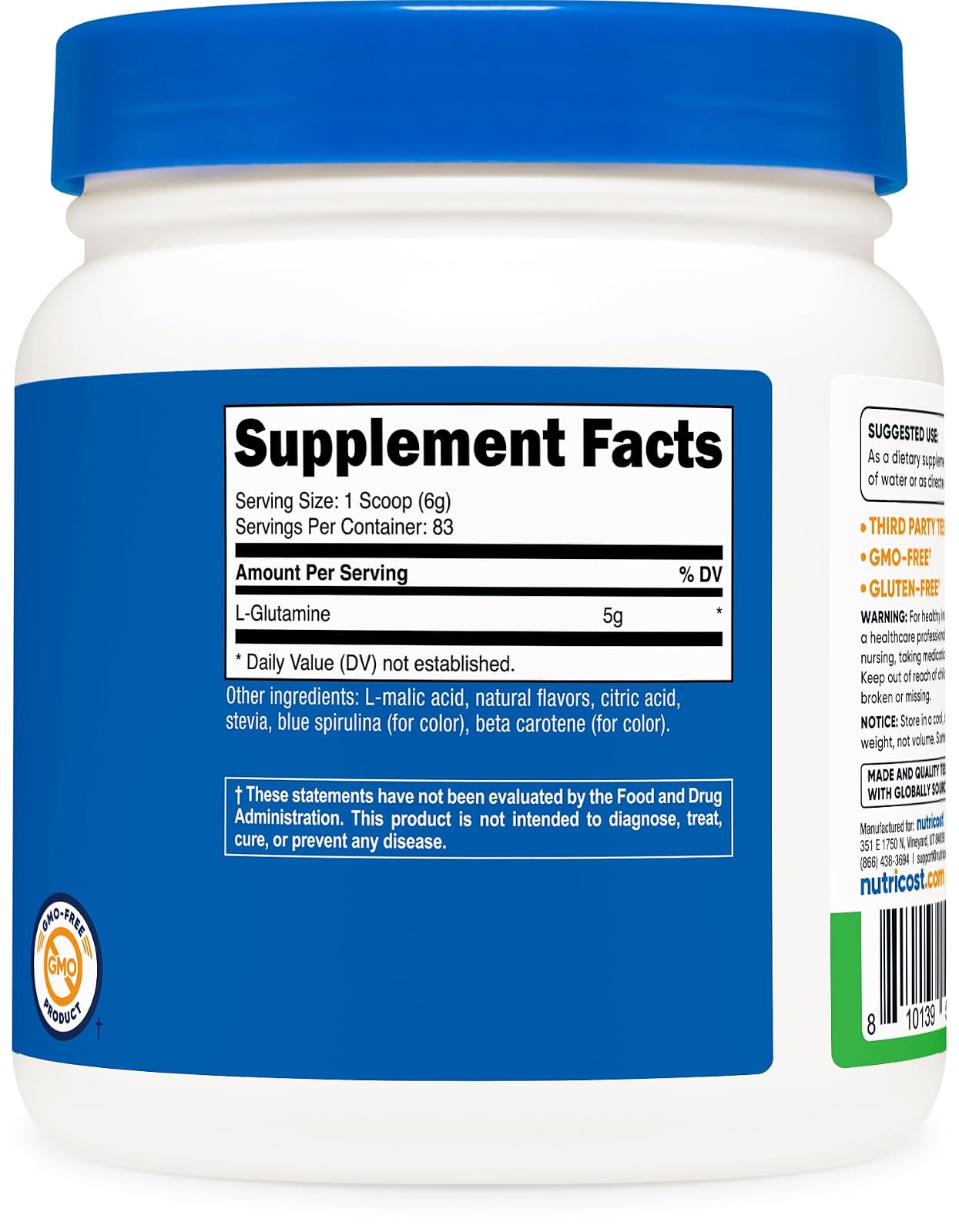 premium l-glutamine for athletes