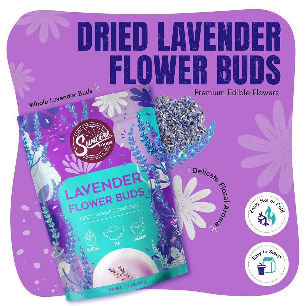 premium lavender buds for tea