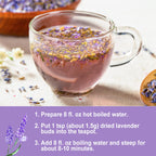 premium lavender for calming tea