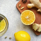 premium lemon ginger herbal tea blend