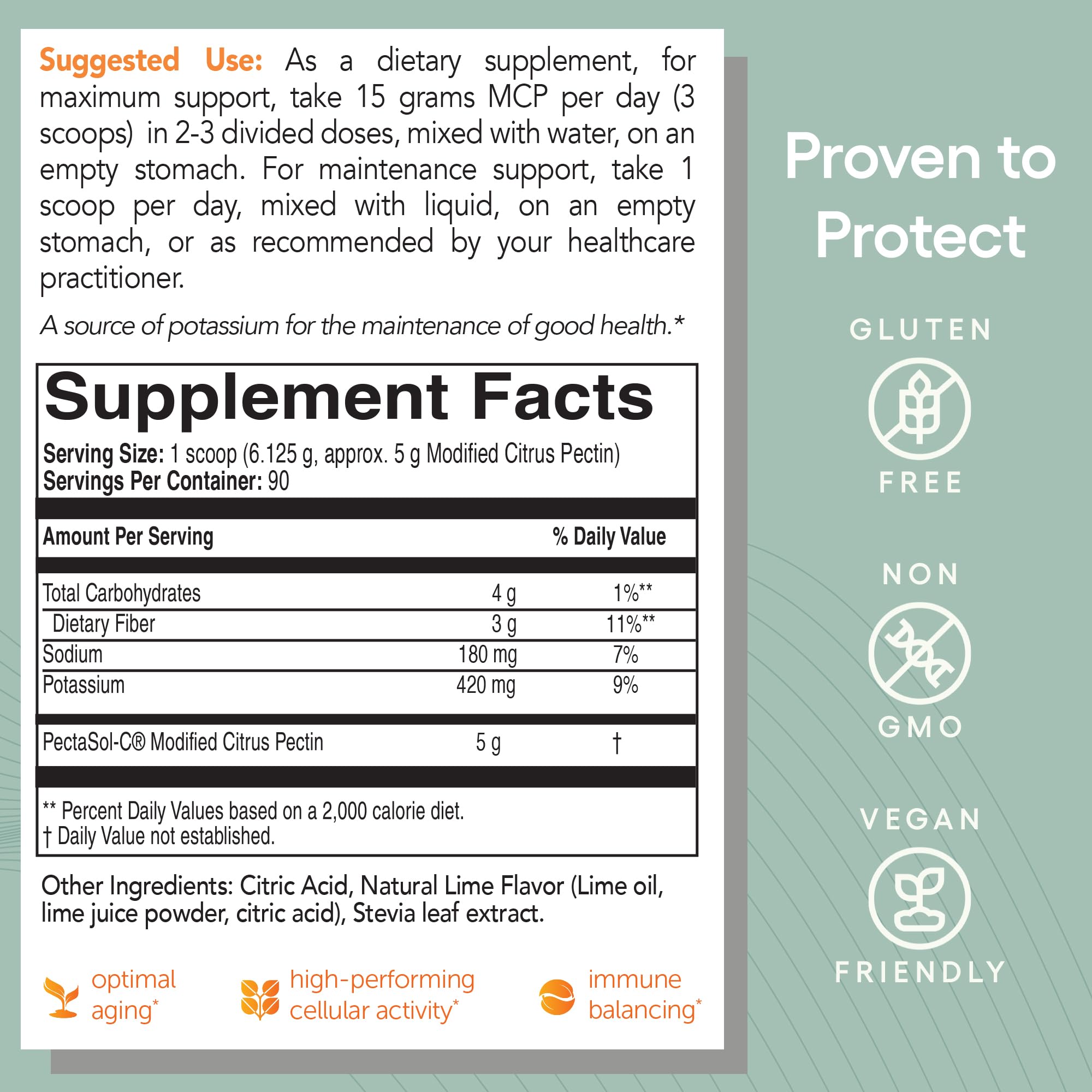 premium lime powder health supplement