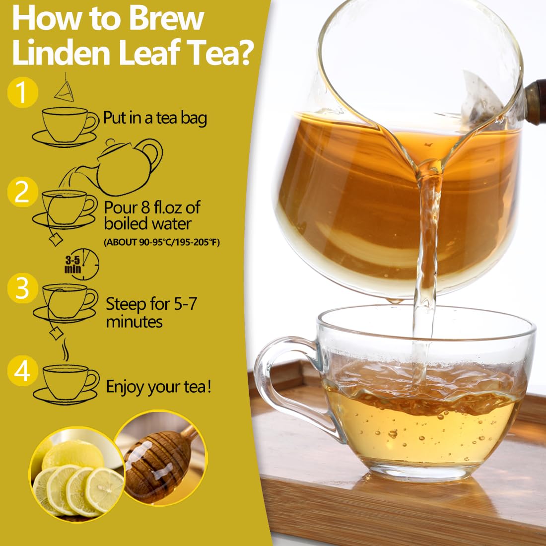 premium linden tea for wellness
