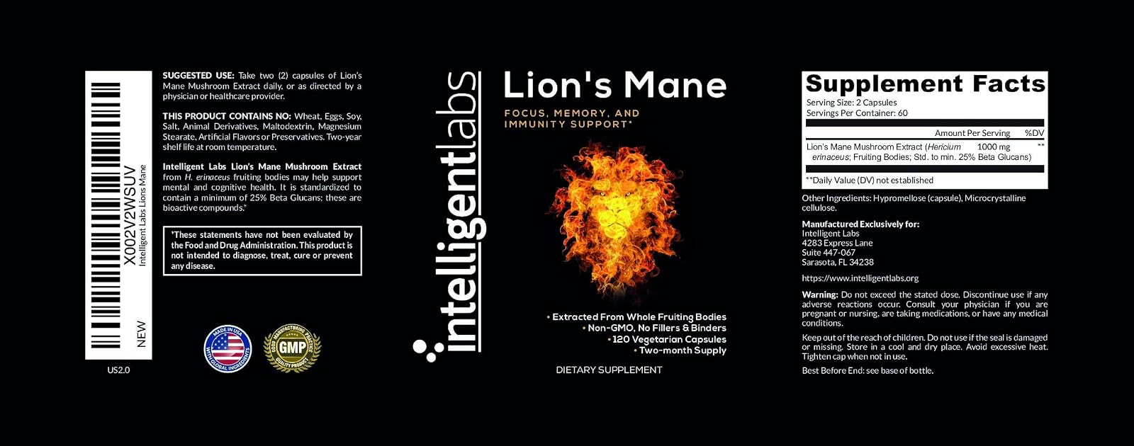 premium lion's mane extract for wellness