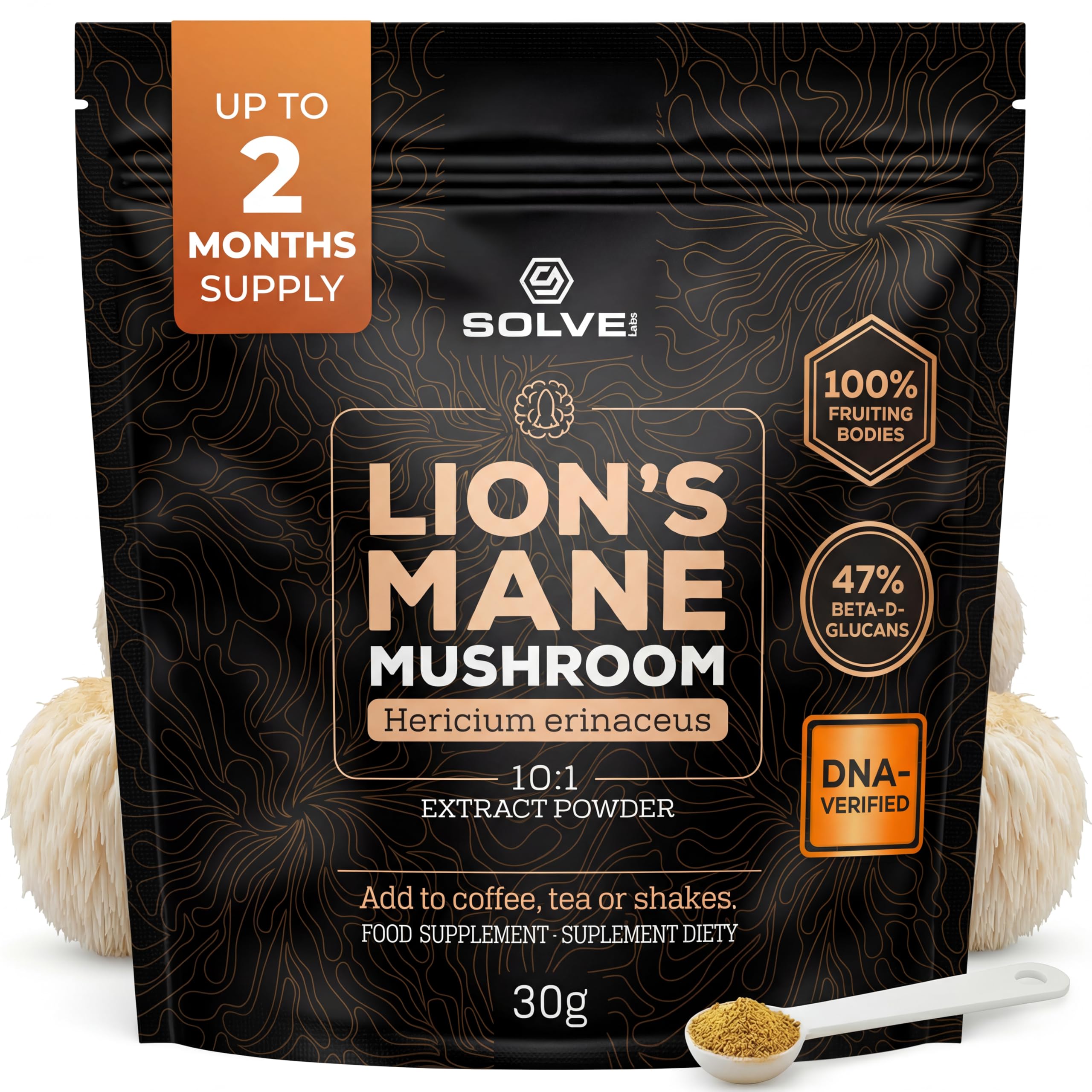 premium lion's mane extract powder