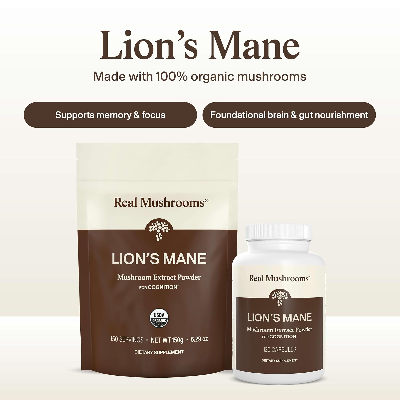 premium lion's mane for brain health