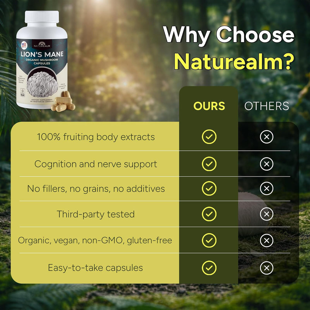premium lion's mane for mental clarity