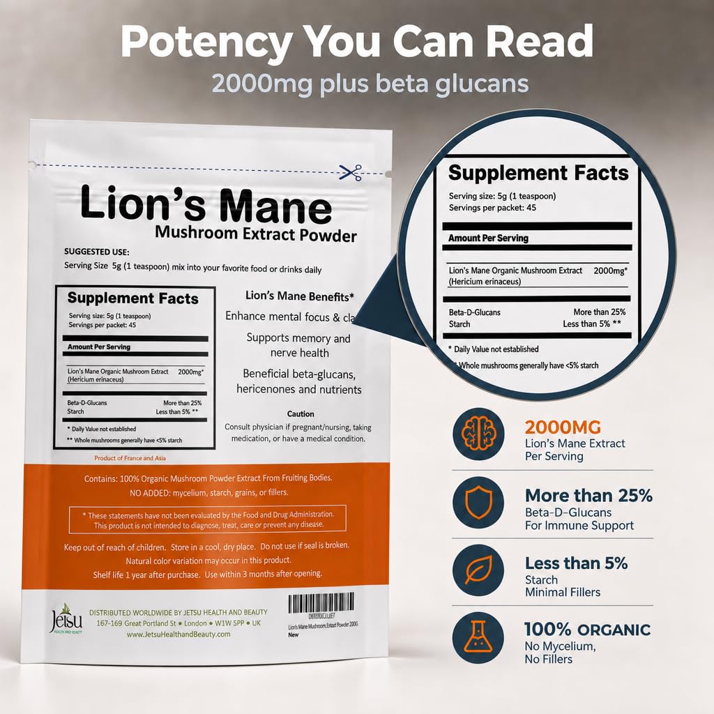 premium lion's mane for wellness