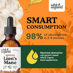 premium lion's mane mushroom drops