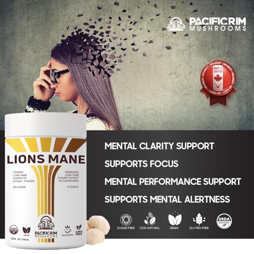 premium lion's mane powder supplement