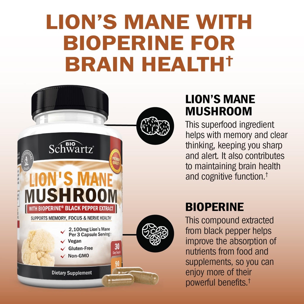 premium lion's mane supplement