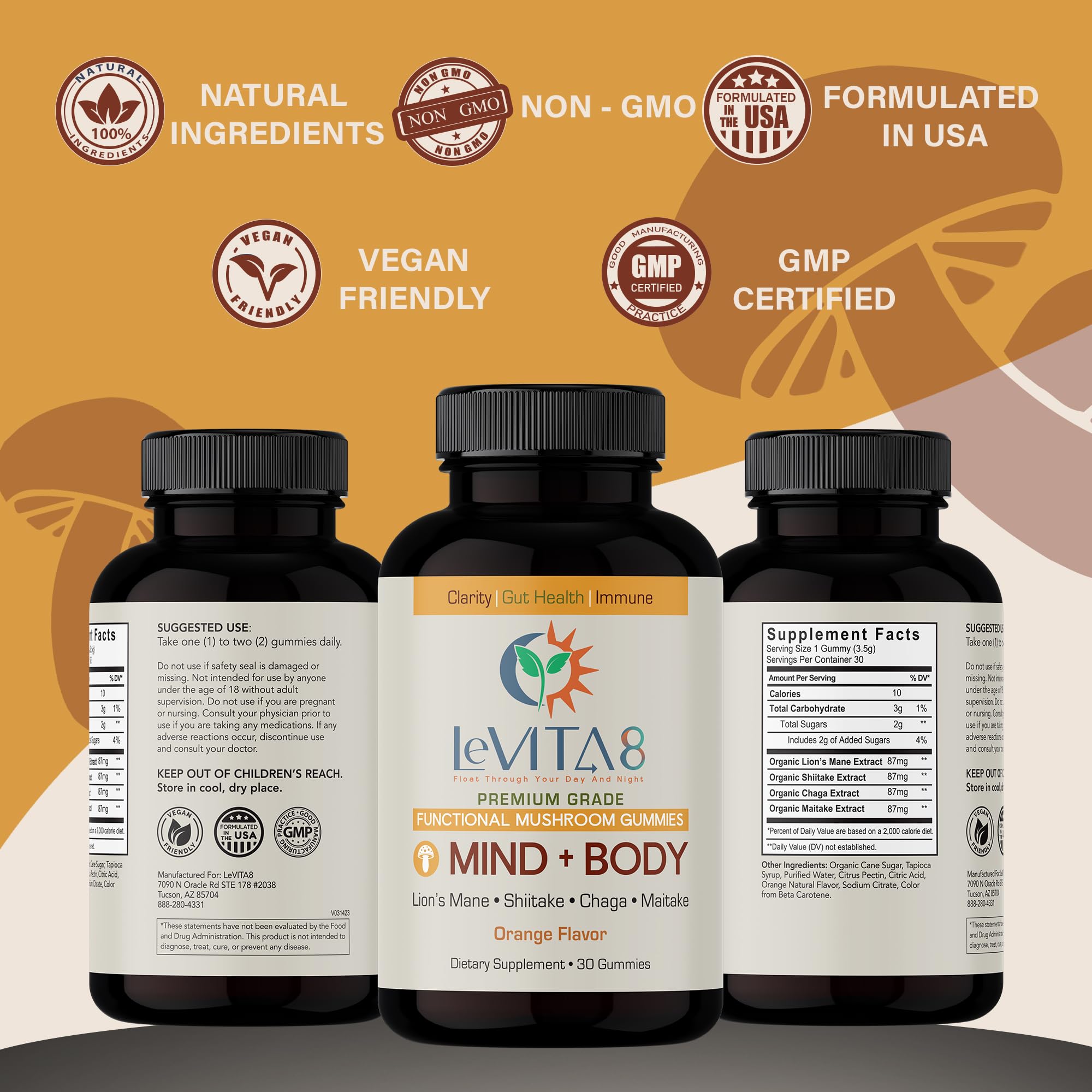 premium lions mane mushroom extract