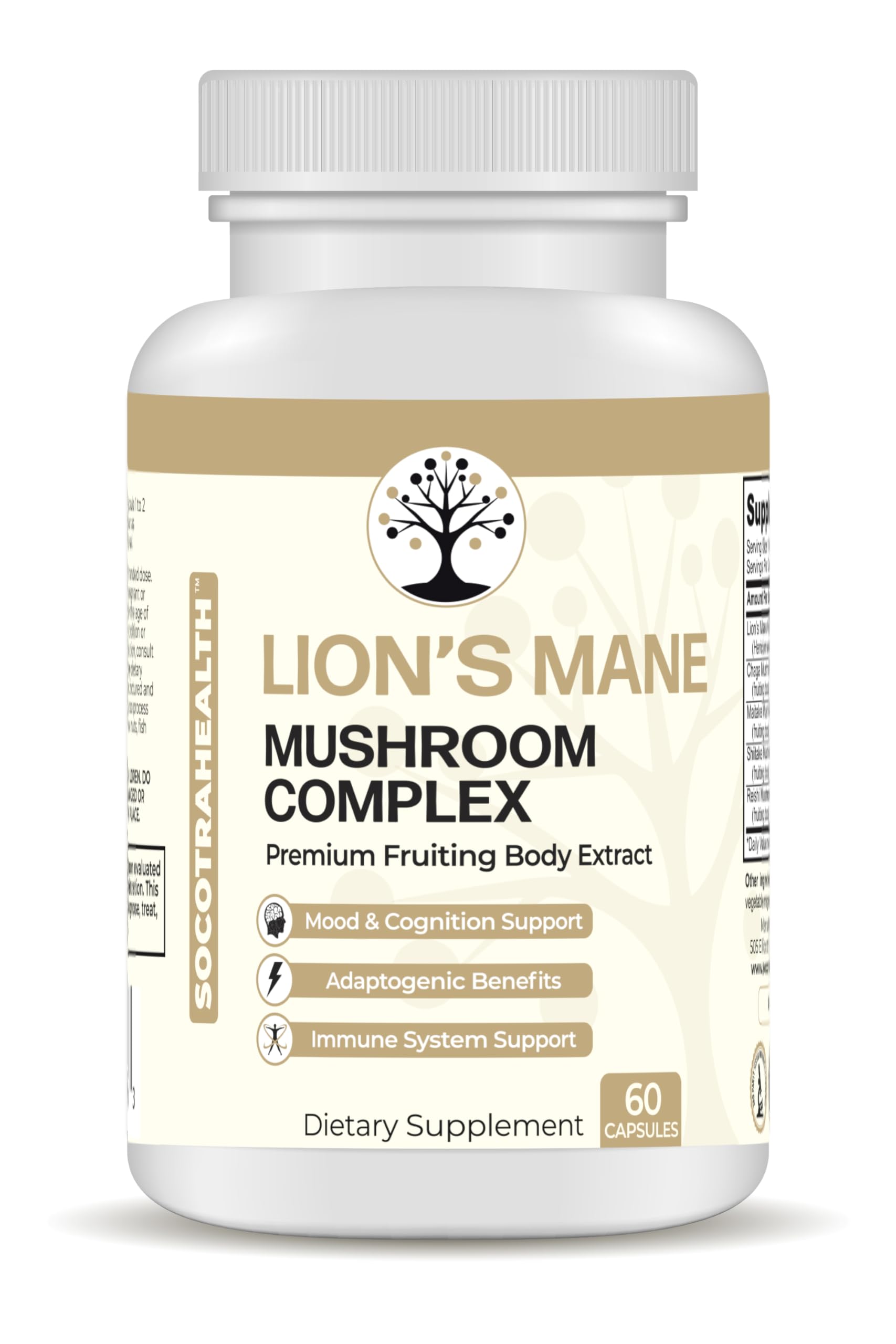 premium lions mane mushroom supplement