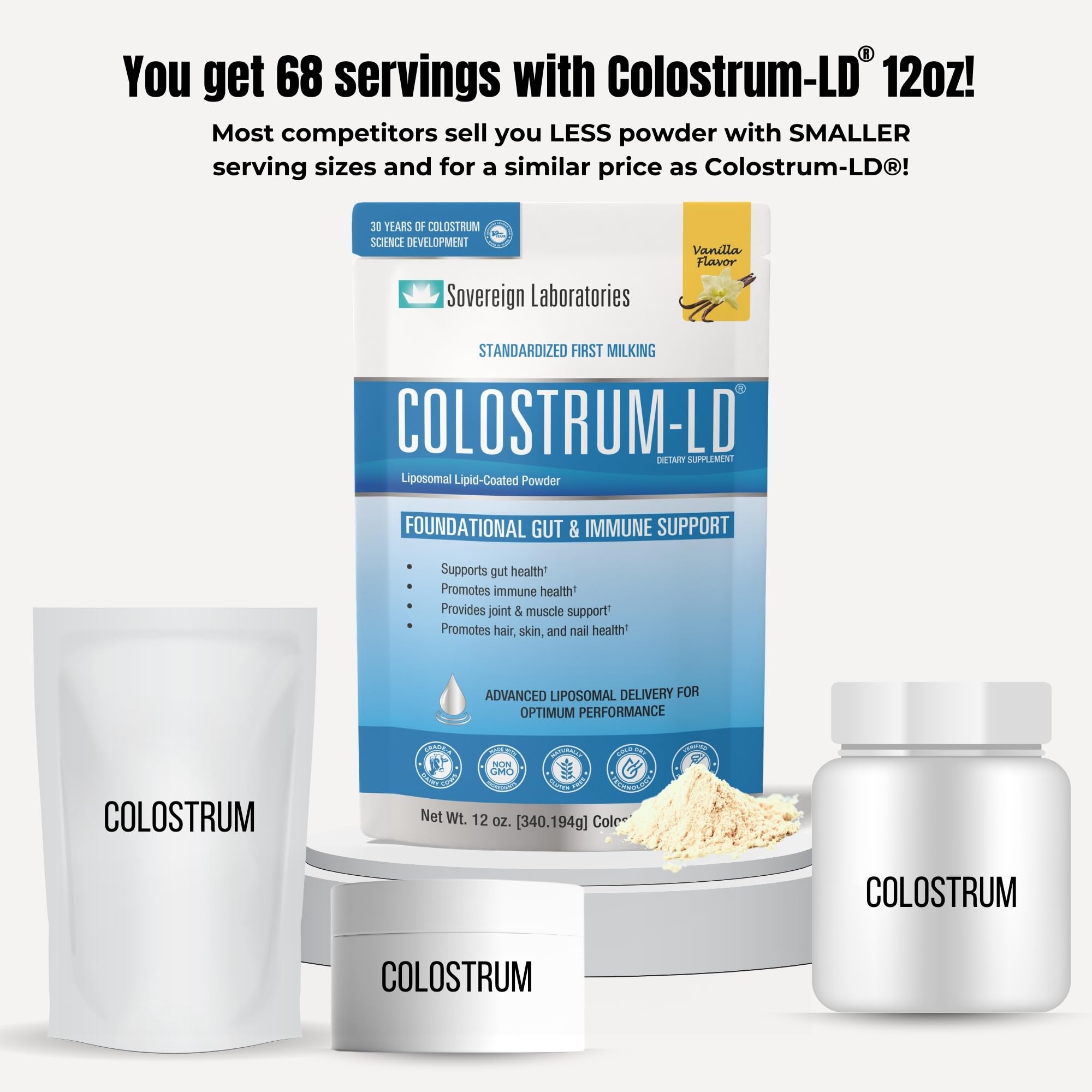 premium liposomal colostrum powder