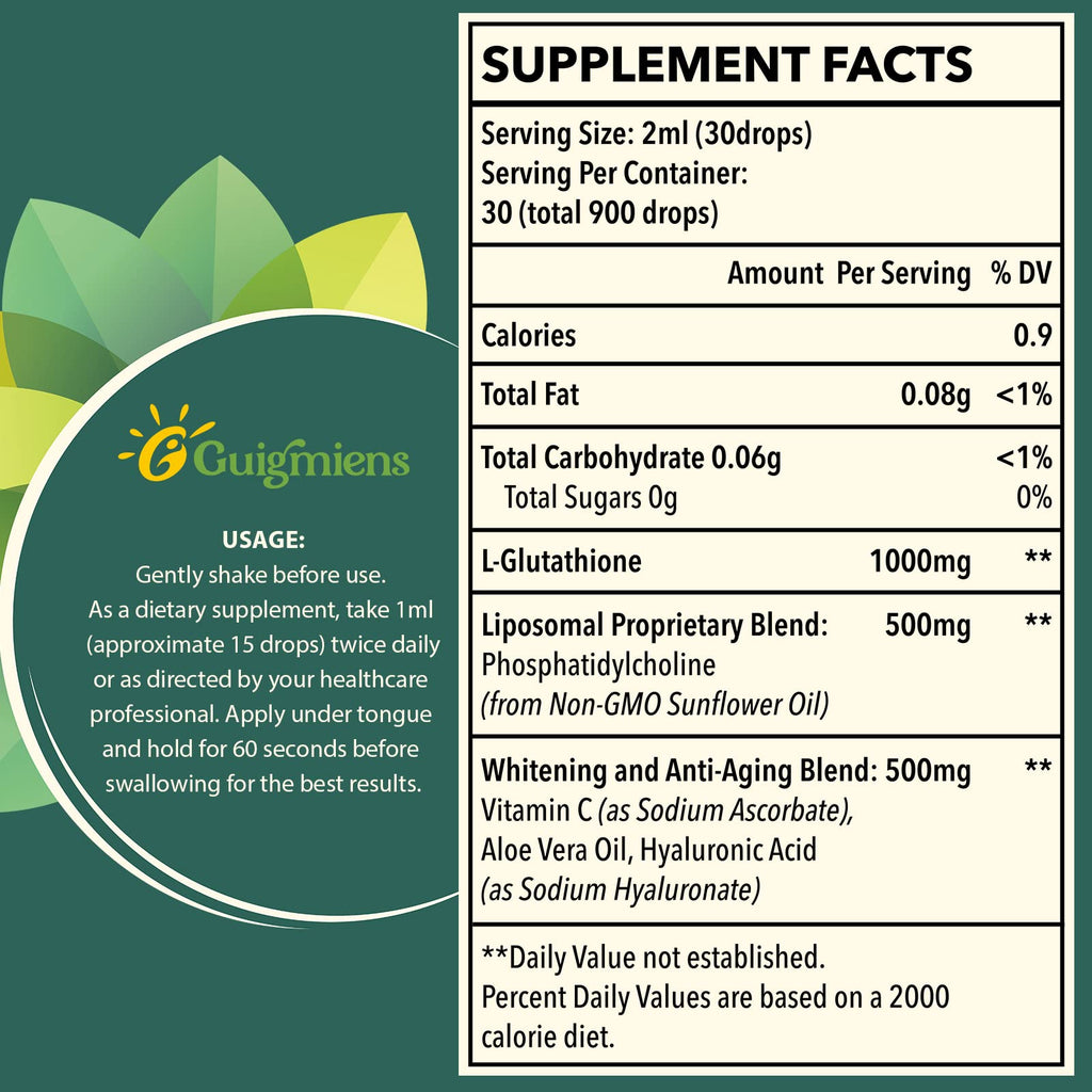 premium liposomal glutathione supplement