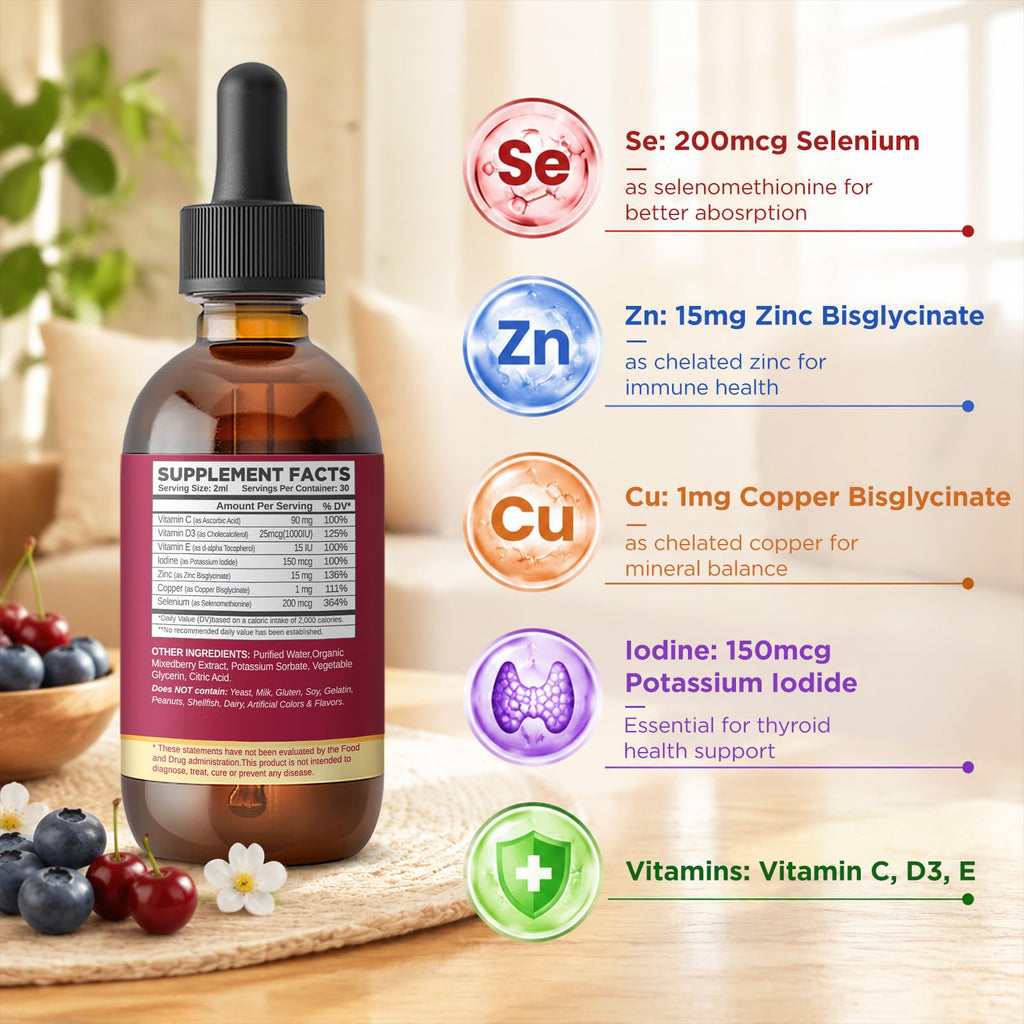 premium liquid selenium for antioxidant support
