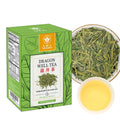 premium LongJing green tea leaves