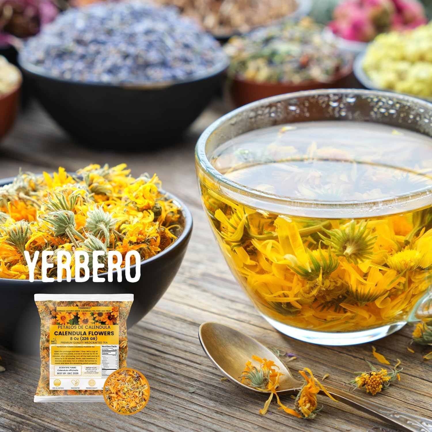 premium loose herbal tea selection