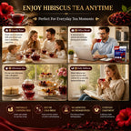 premium loose hibiscus flowers for brewing