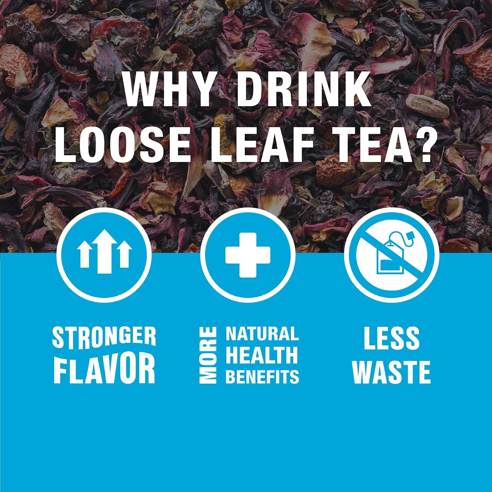 Premium loose leaf cranberry tea experience