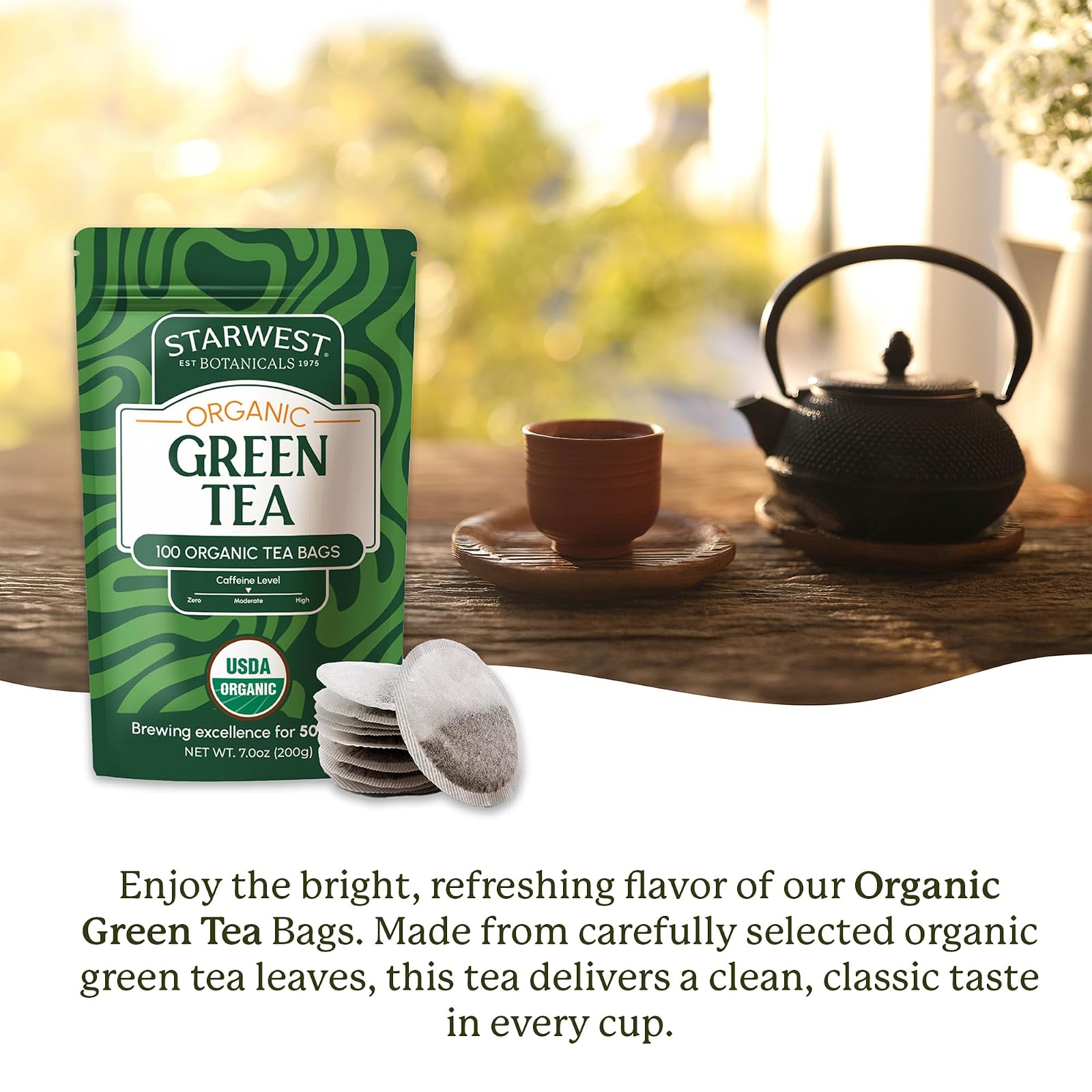 premium loose leaf green tea bags