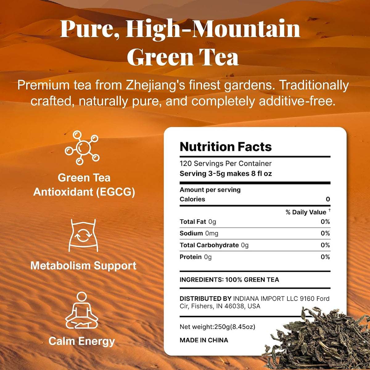premium loose leaf green tea