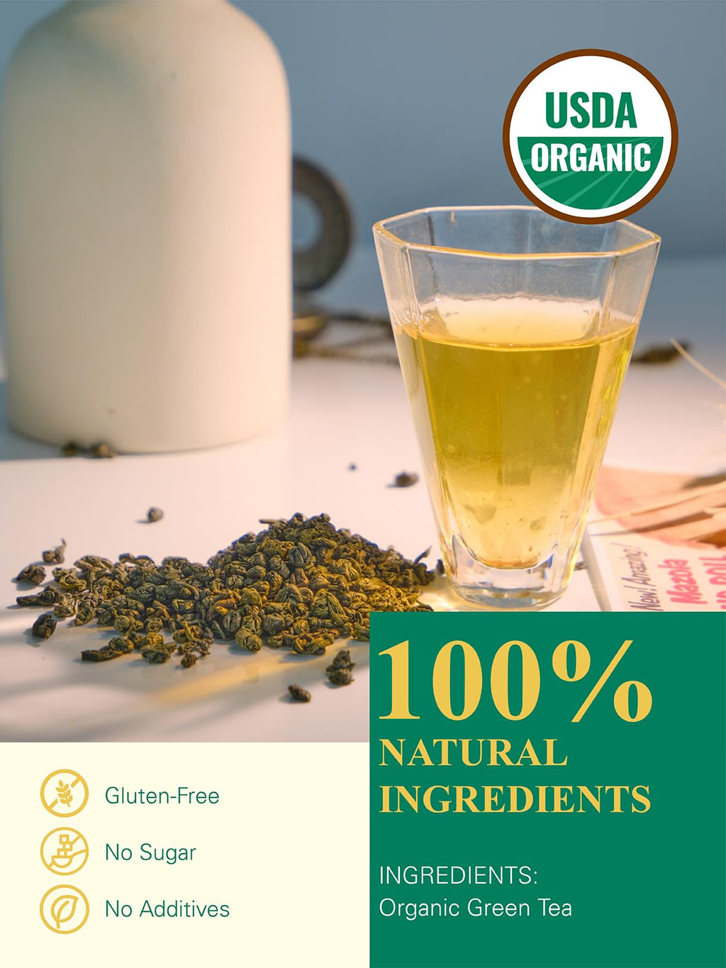 premium loose leaf green tea