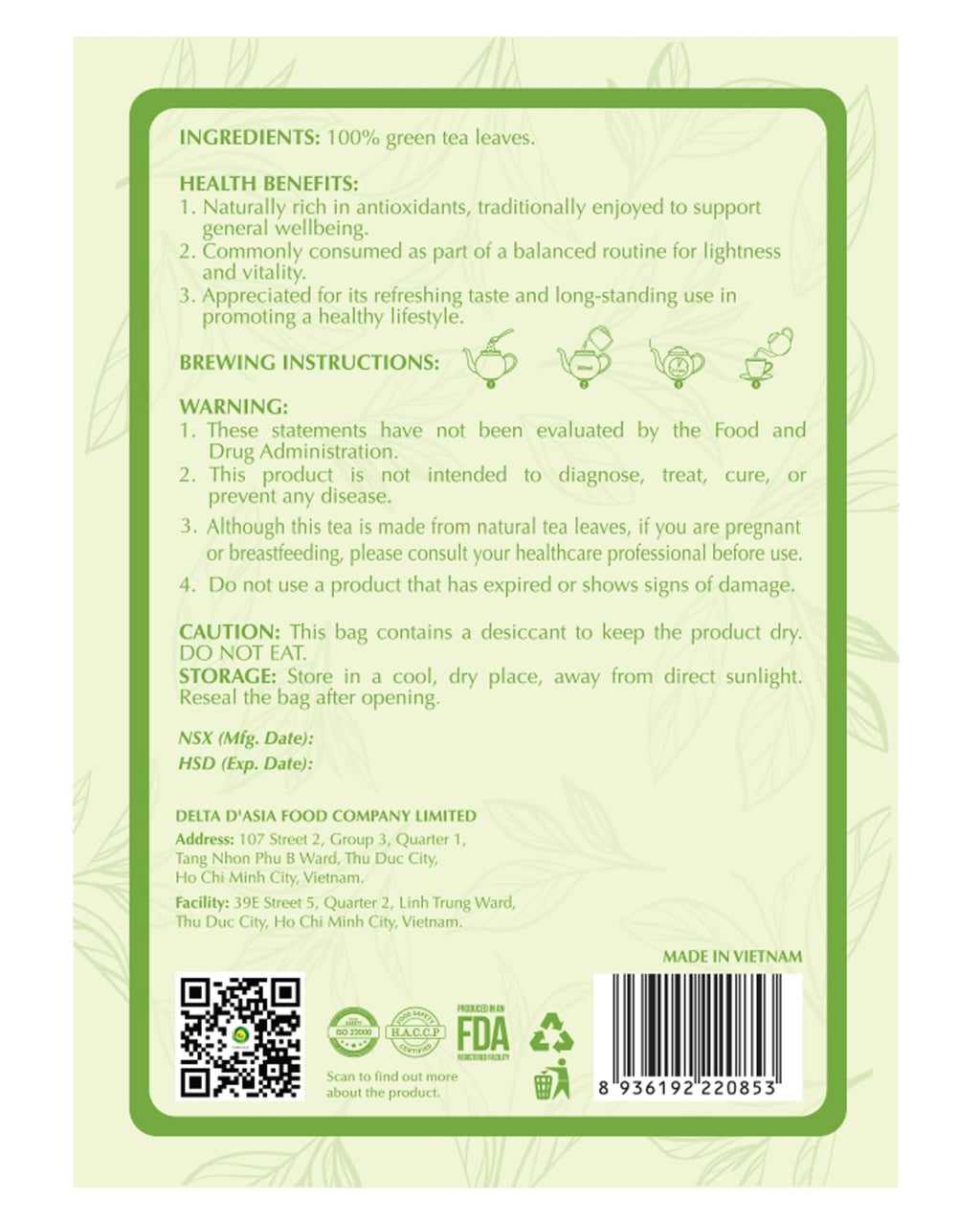 premium loose leaf green tea