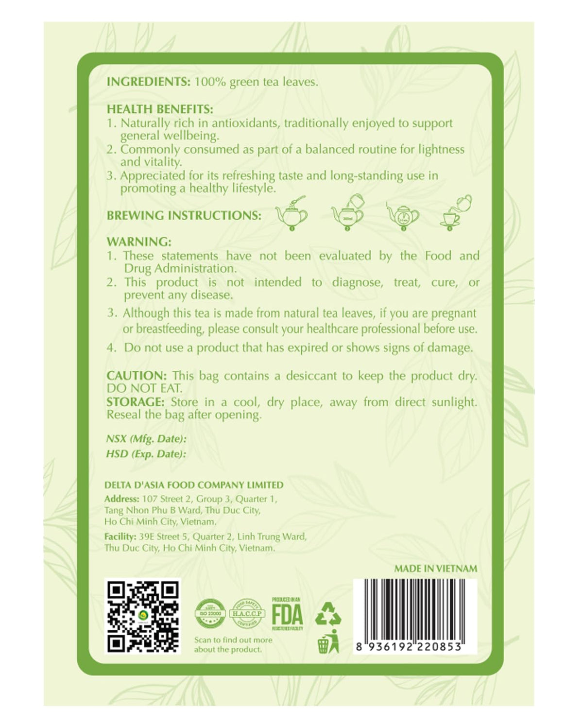 premium loose leaf green tea