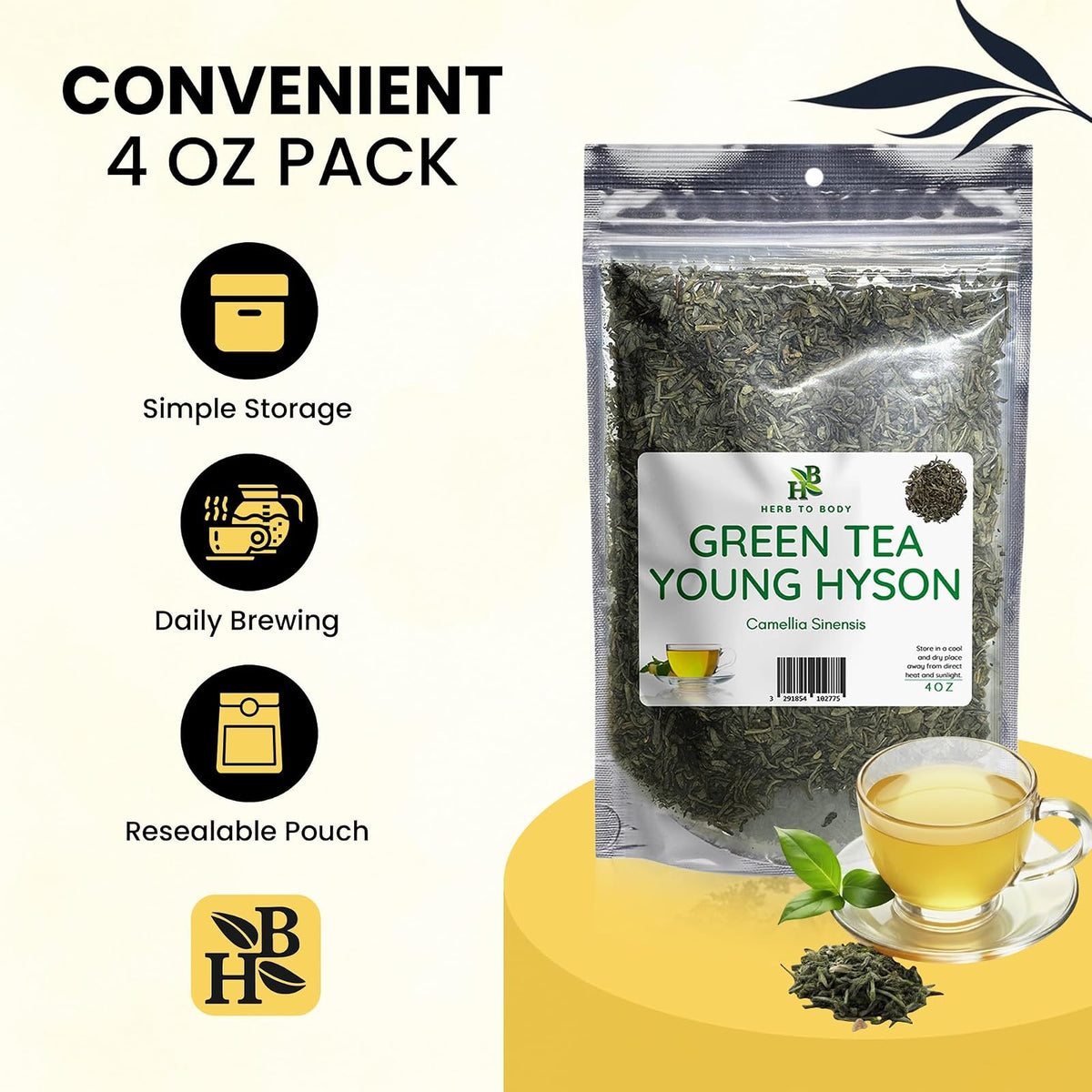 premium loose leaf green tea