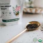 premium loose leaf valerian root tea